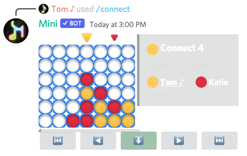 /connect 4 | Mini - Discord Bot